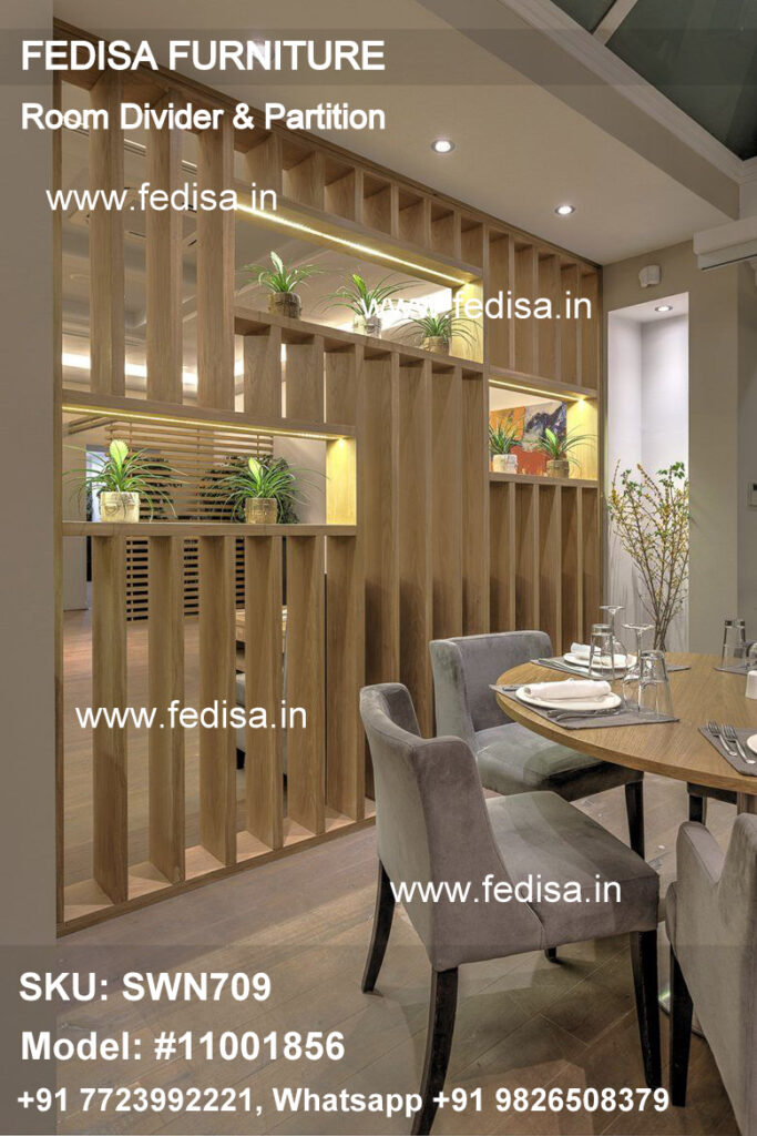 Foldable Wall Partition Bookshelf Room Divider 25 Panel Room Divider ...