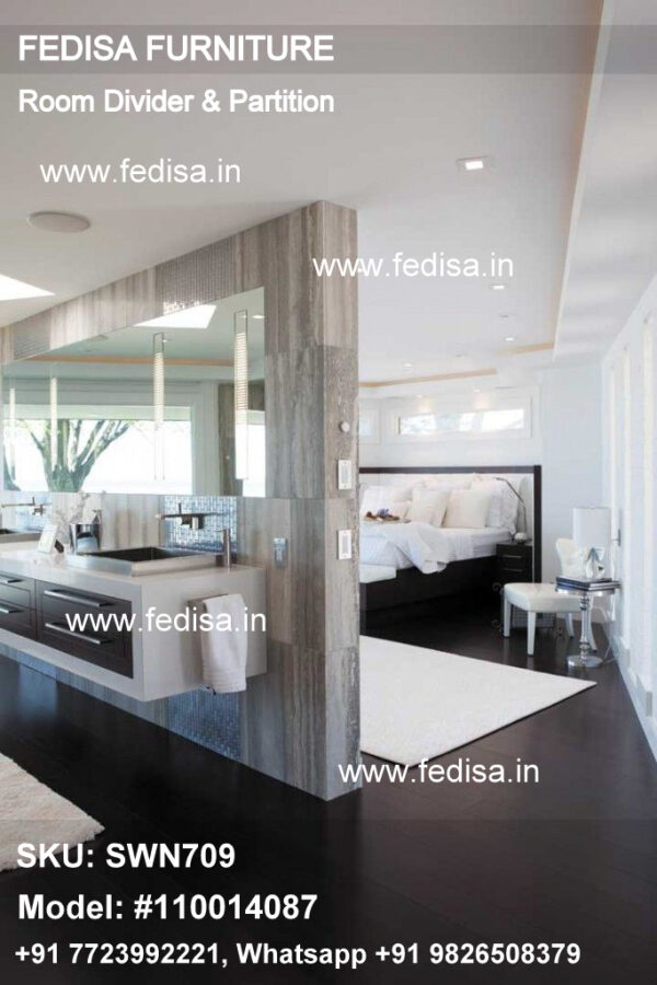 Glass Half Wall Partitions Bedroom Partition Single Panel Room Divider ...