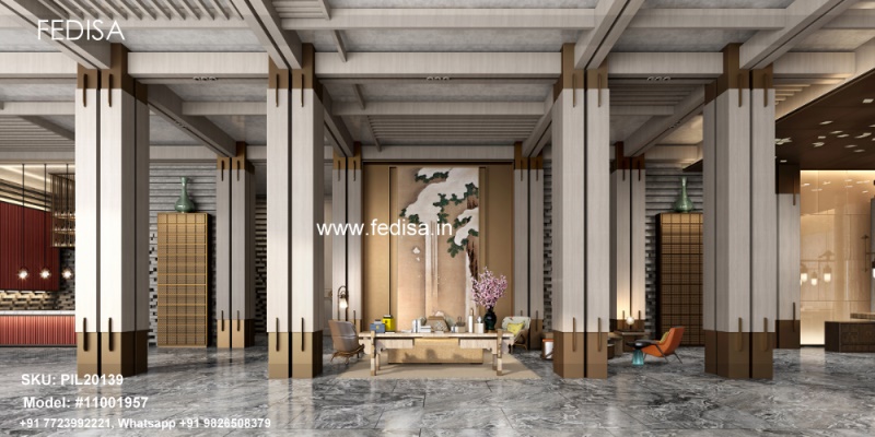 Building Brick Columns House Pillar Painting Design Tiles Pillar Design