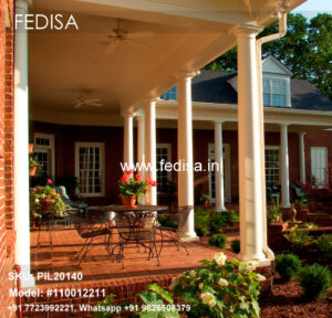 Tubular Column Design Pillar Cladding Designs House Portico Pillar Design