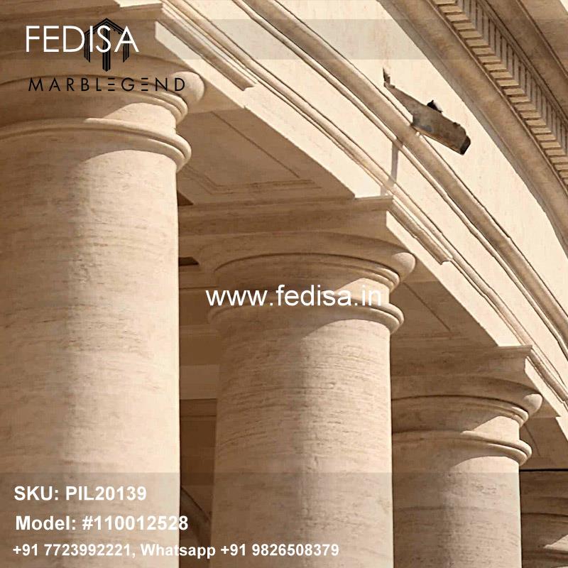 Brick Wall With Pillars Temple Pillar Painting Design Traditional ...