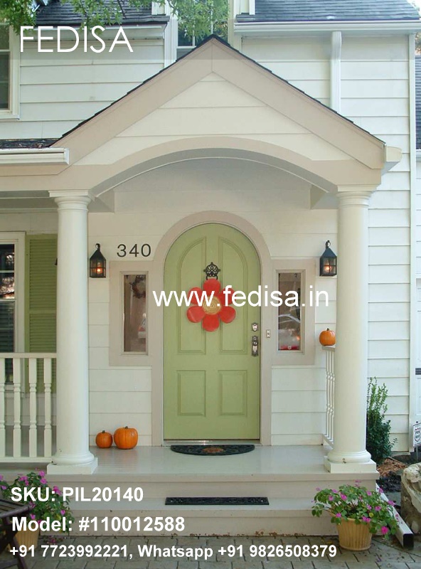 Reclaimed Stone Pillars Seven Pillars Design Studio Pillar Cover Design