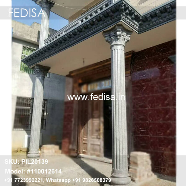 Concrete Block Pillars House Pillar Colour Design False Pillar Design