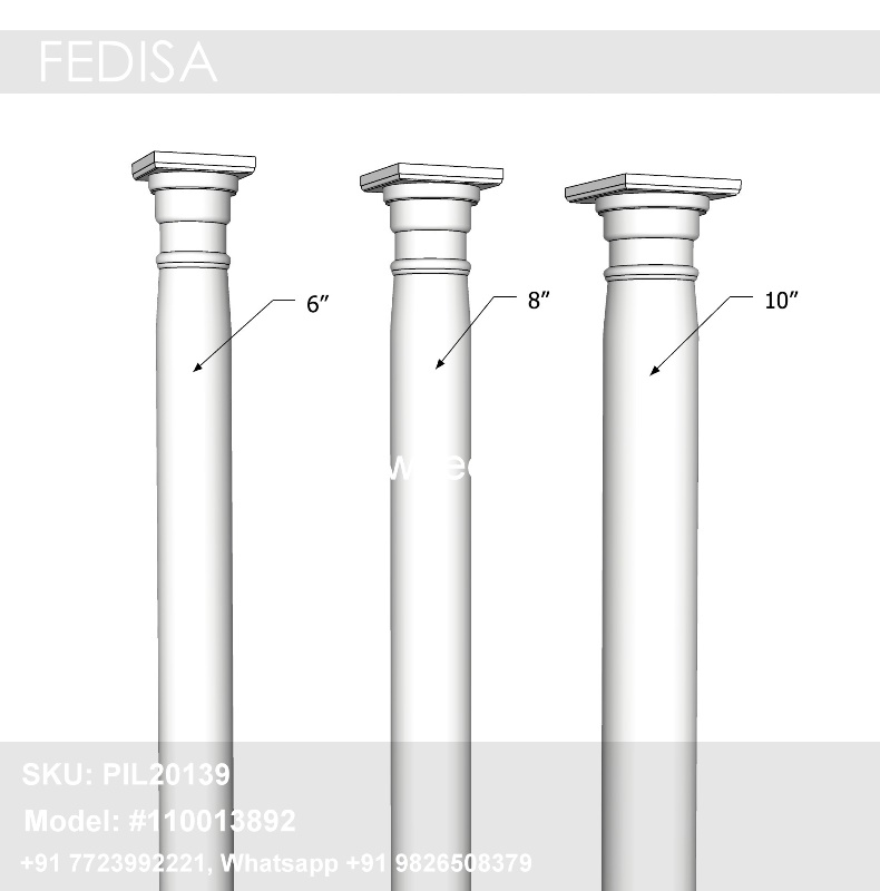 Porch Stone Columns Mirror Pillar Design Pillar Putty Design