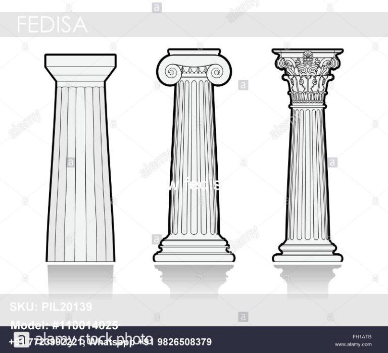 Column Cladding Design Mirror Pillar Design Pillar Putty Design