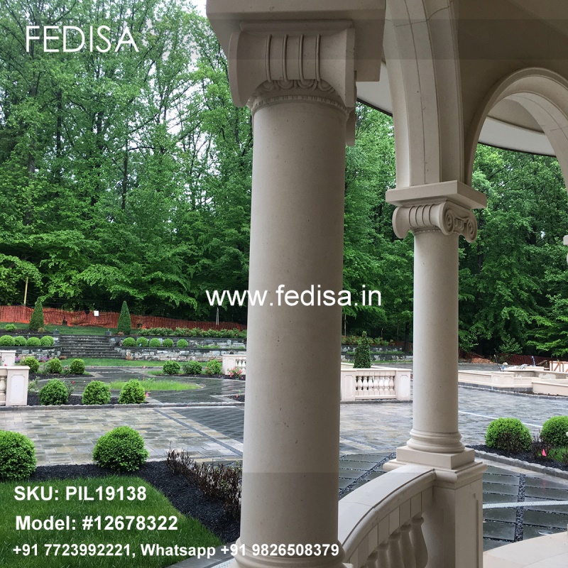 Round Pillars Wooden Pillars For Pooja Room Granite Pillar Ki Design