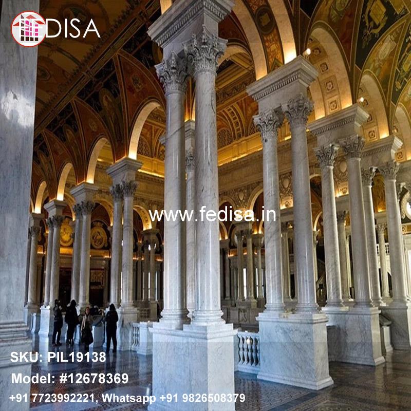 Plaster Pillars Entrance Column Design Pillar Design Interior