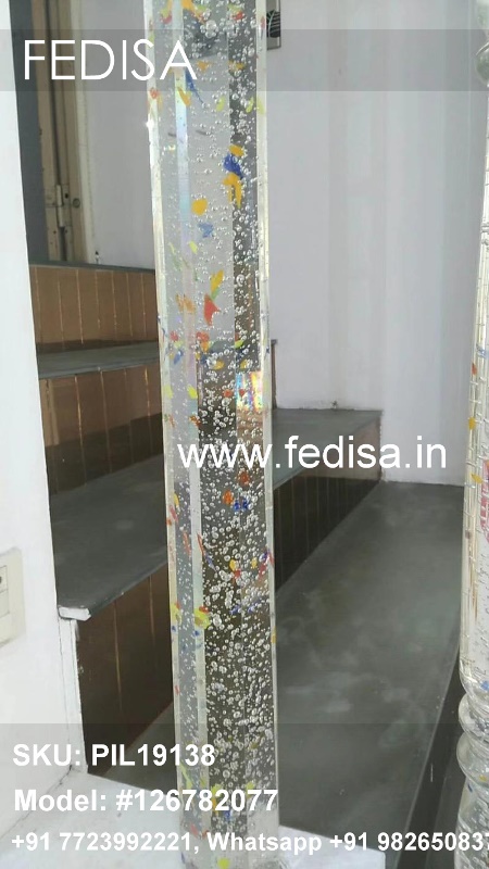 Round Wood Pillar Brick Design Pillar Round Pillar Design For ...