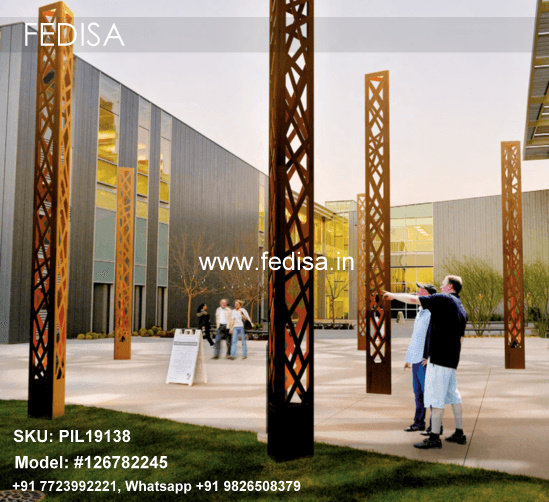 Building Column Design Brick Design Pillar Round Pillar Design For ...