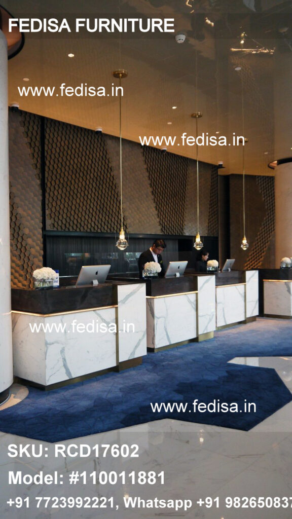 Small Reception Desk Antique Reception Desk Nail Salon Reception ...