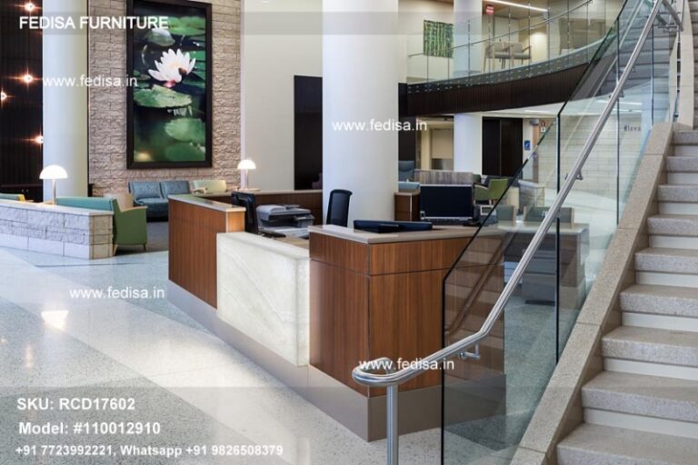 L Shape Reception Table At Reception Desk Adjustable Reception Desk ...