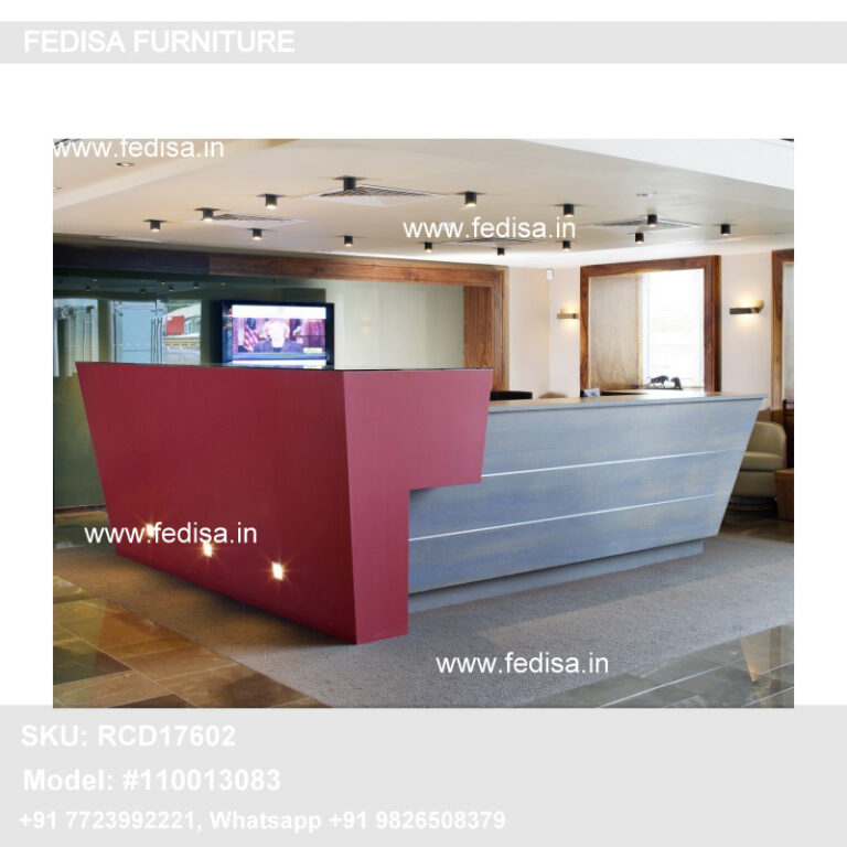 Office Reception Table Back Of Reception Desk Curved Welcome Desk ...