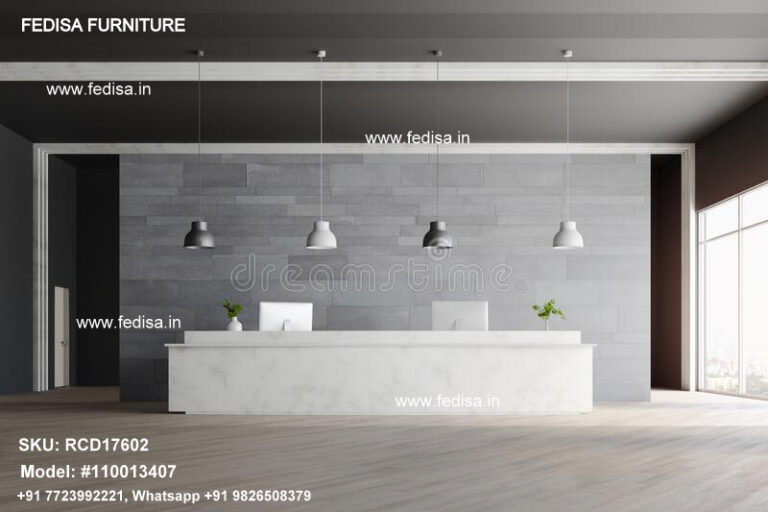 Office Reception Table Bamboo Reception Desk Modern Reception Counter ...