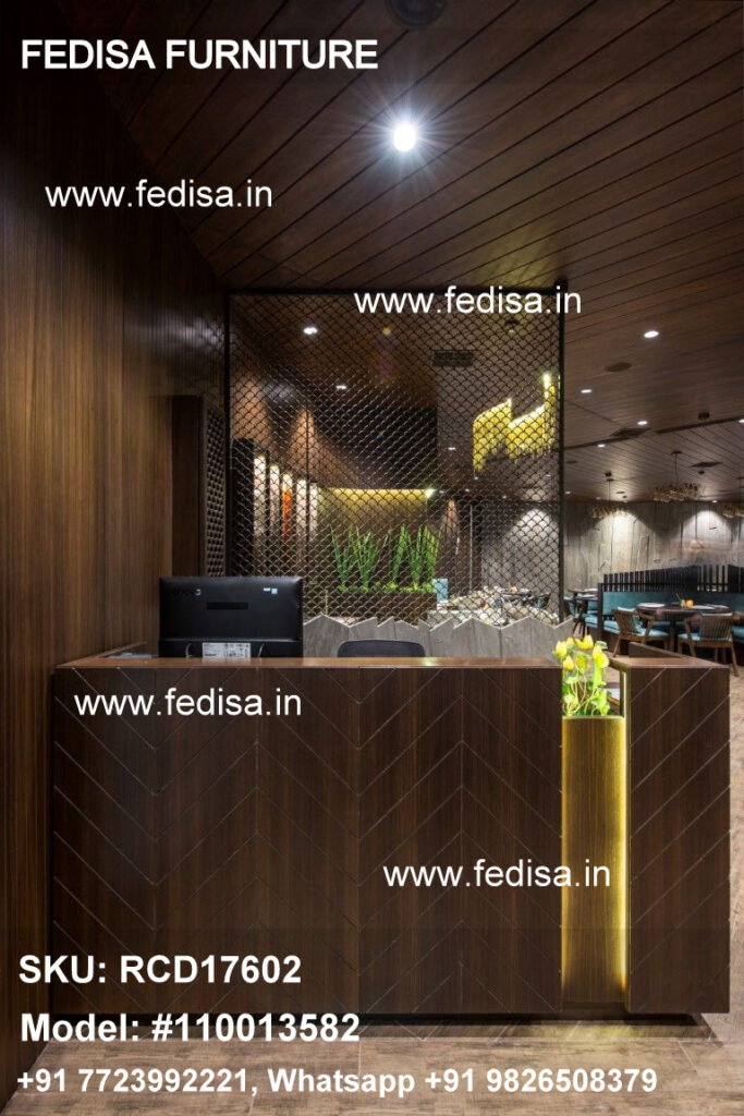 Reception Table Office Axis Reception Desk Reception Counter Furniture ...