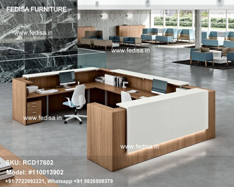 L Shaped Reception Desk Axis Reception Desk Small Salon Reception ...