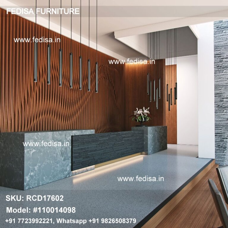 L Shape Reception Table Axis Reception Desk White Front Desk Reception ...