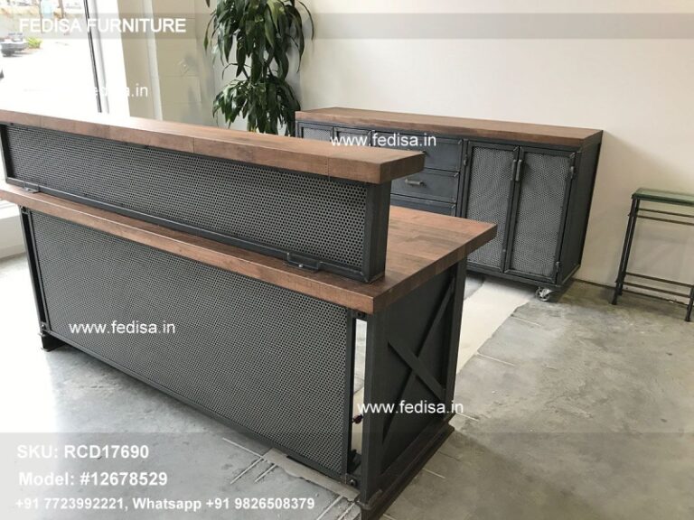 Reception Desk Basic Reception Desk Dark Wood Reception Desk Reception ...
