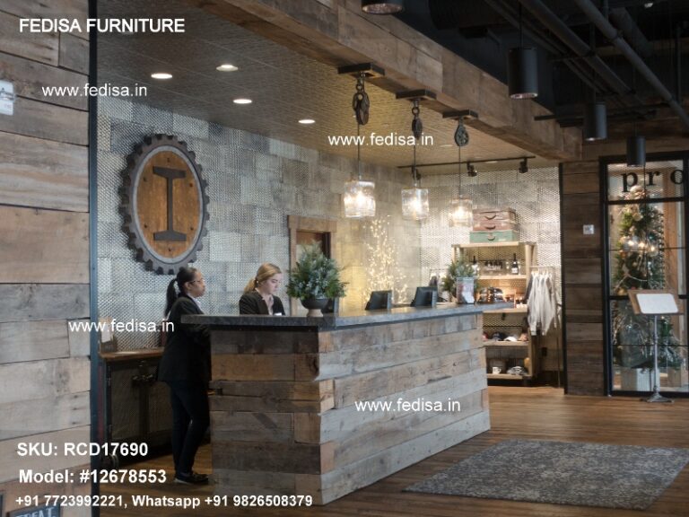 Modern Reception Table Basic Reception Desk Desk With Transaction ...