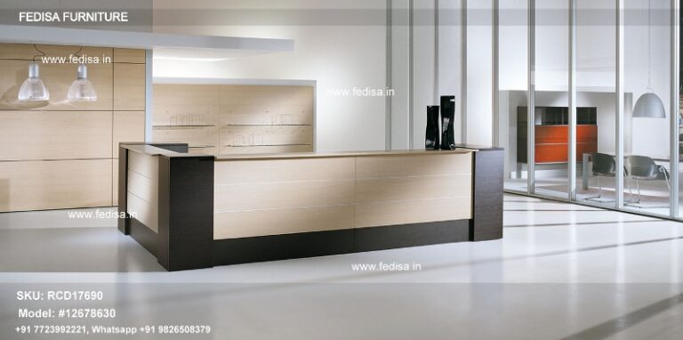 Salon Counters Beautiful Reception Desks Front Desk Revit Reception ...