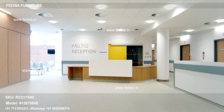 Reception Counter Beauty Reception Desk Lab Reception Counter Reception ...