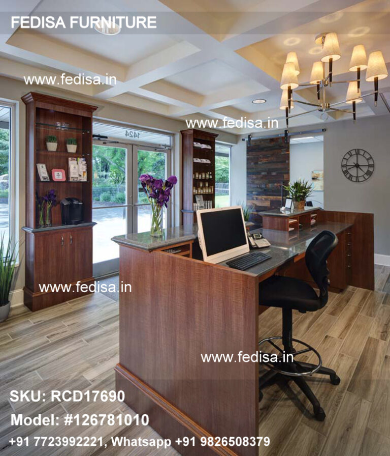 Salon Reception Desk Basic Reception Desk Modern L Shaped Reception ...