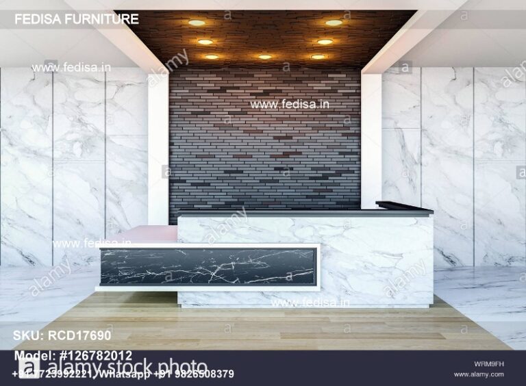 Curved Reception Desk Basic Reception Desk Single Reception Desk ...
