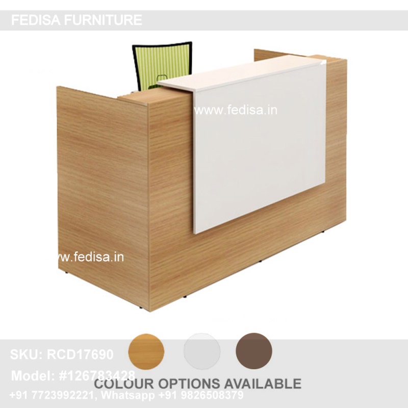 Reception Table Beauty Salon Reception Counter Green Reception Desk ...