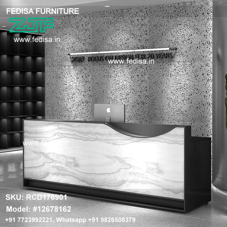 L Shape Reception Table Beauty Salon Reception Desk Reception Table ...