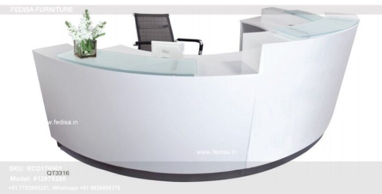 Designer Reception Desk Beauty Salon Reception Desk Square Reception ...