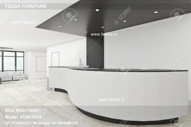 L Shaped Reception Desk Behind Reception Desk White High Gloss ...