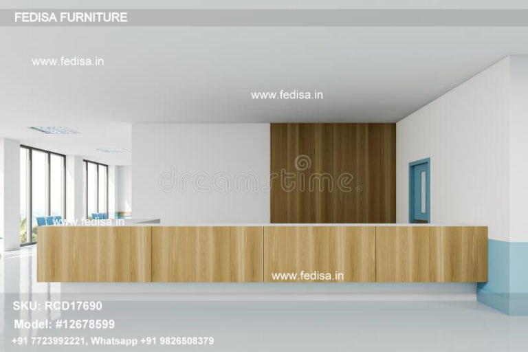 Modern Reception Desk Blue Reception Desk A Reception Desk Reception ...