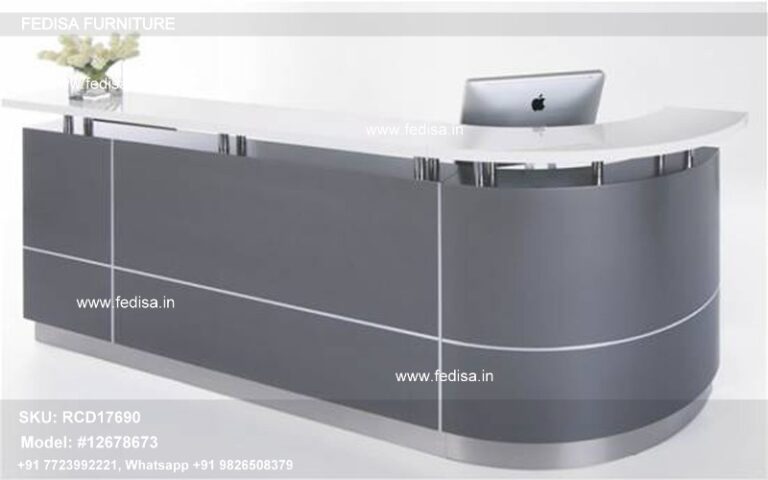 Modern Reception Desk Big Reception Desk Circular Reception Desk Revit ...
