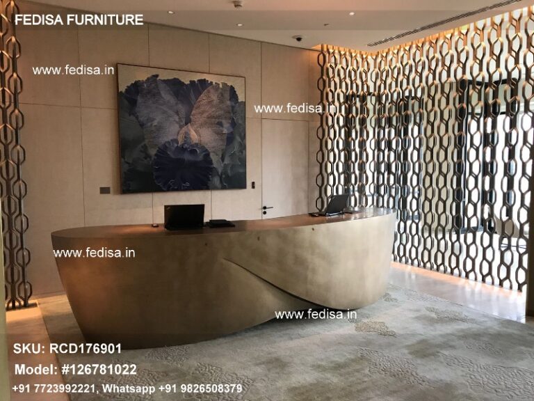 Small Reception Table Blue Reception Desk Rattan Reception Desk ...