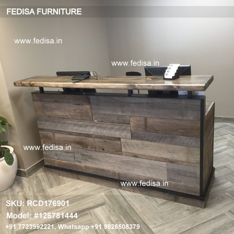 Small Reception Table Boss Office Glazed Reception Desk N265 Semi ...
