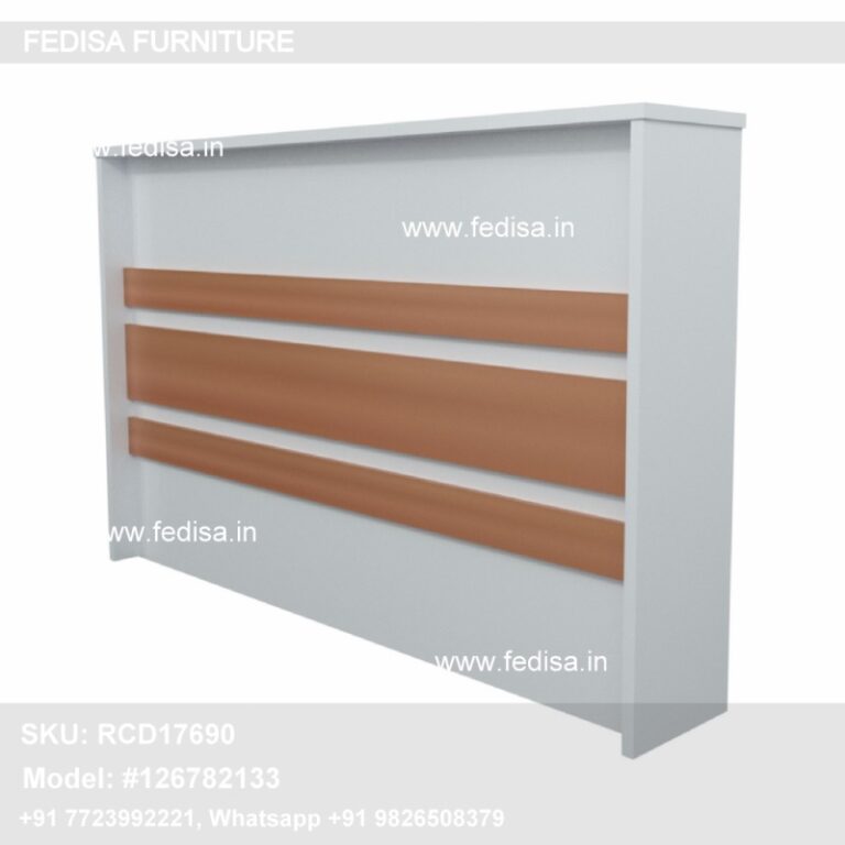 Modern Reception Desk Curved Wood Reception Desk Small Standing ...