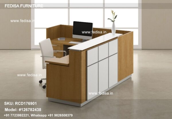 Modern Reception Table Desk With Transaction Counter Tessera Reception ...