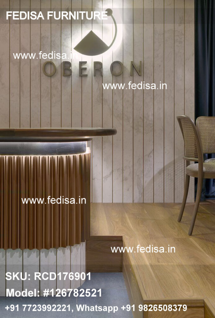 Modern Reception Table Desk For Salon Boss Office Reception Desk ...