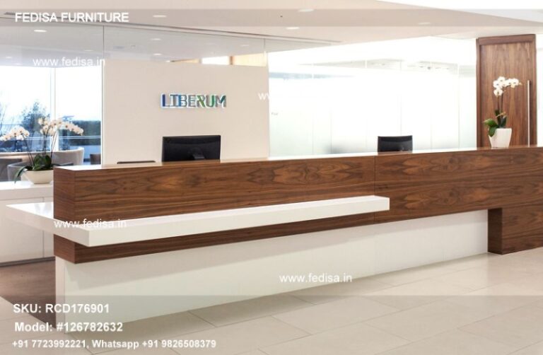 Wood Reception Desk Doctor's Office Reception Desk Front Desk Furniture ...