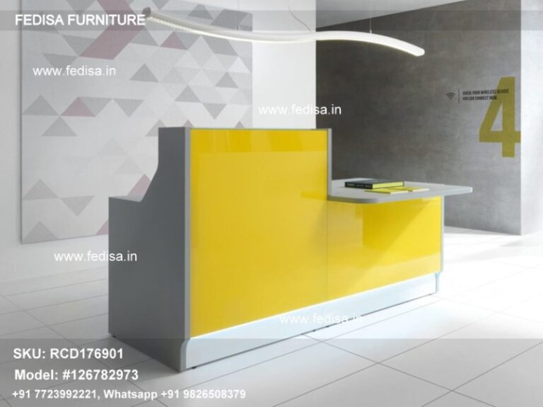 Reception Table Desk With Transaction Counter Reception Desk Marble Top ...