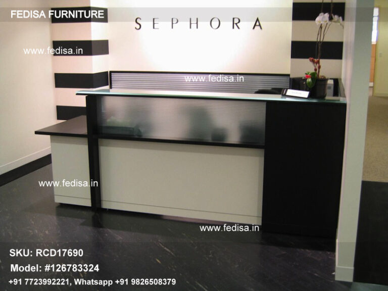 Curved Reception Desk Dual Reception Desk Fufu&gaga Rectangular ...