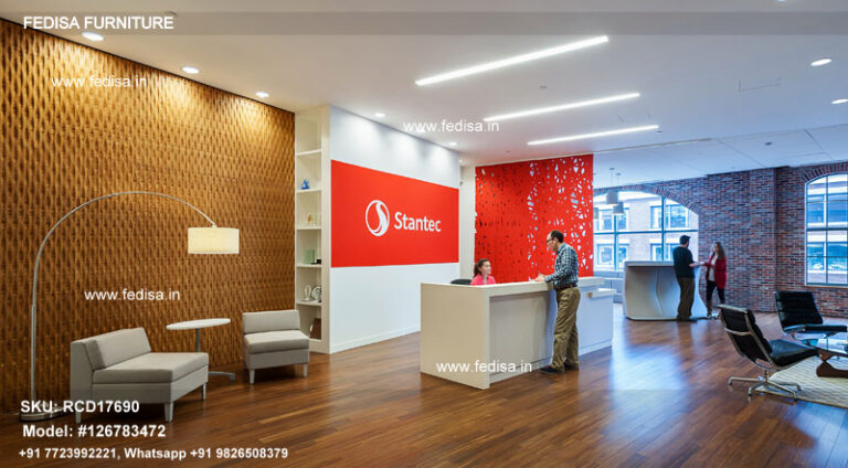 Designer Reception Desk Ergonomic Reception Desk 22 Person L Shaped ...