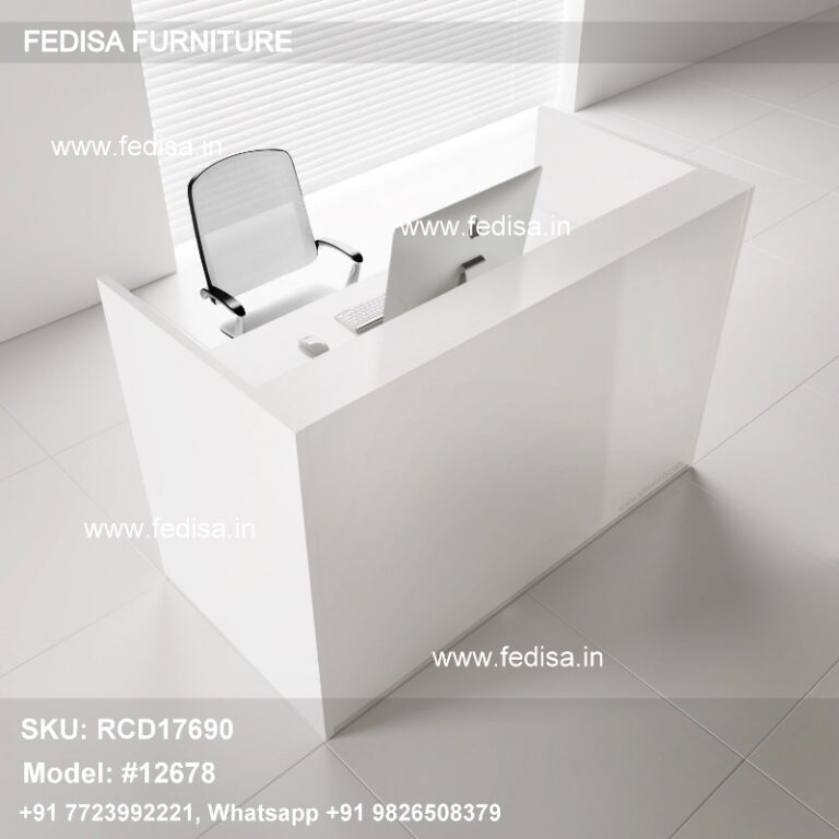 Modern Reception Desk Enclosed Reception Desk Bespoke Reception Desk ...