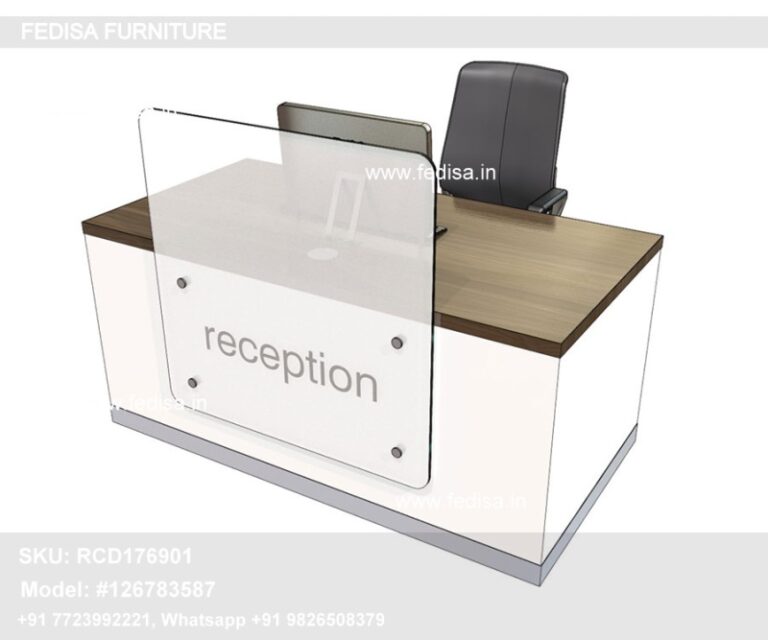 Office Reception Table Dual Reception Desk Concrete Reception Desk ...