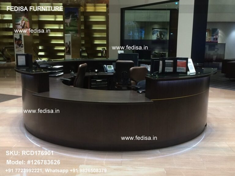Modern Reception Table Esquire Glass Top Reception Desk Cute Reception ...