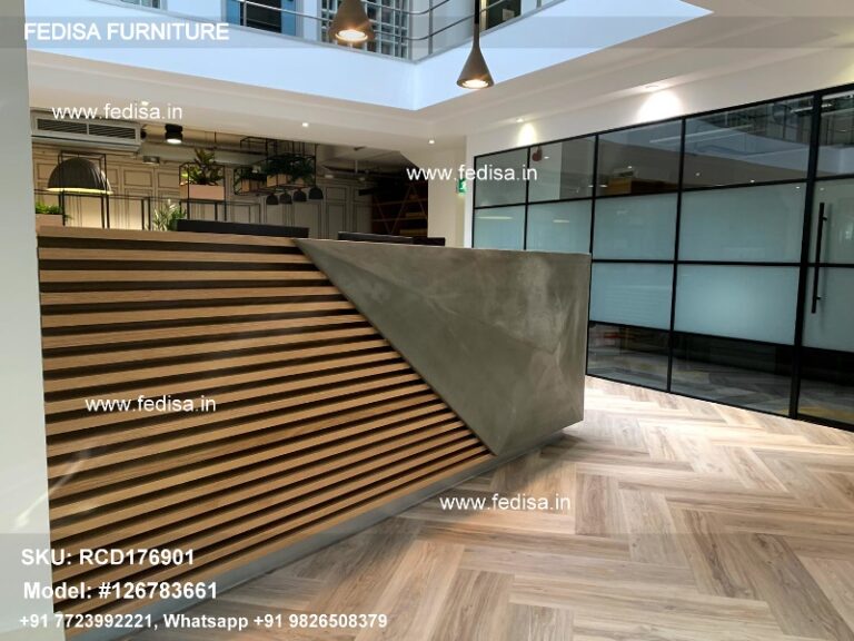 Office Reception Desk Dual Reception Desk Fluted Reception Desk ...