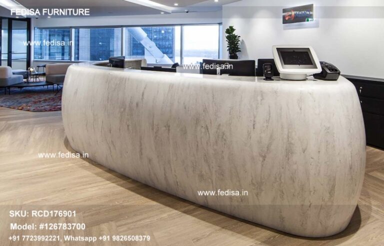 Office Reception Desk Enclosed Reception Desk Front Reception Retail ...