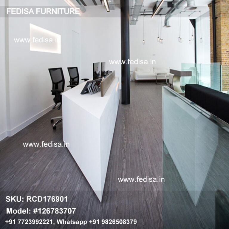 Restaurant Reception Counter Faceted Reception Desk Frosted Glass ...