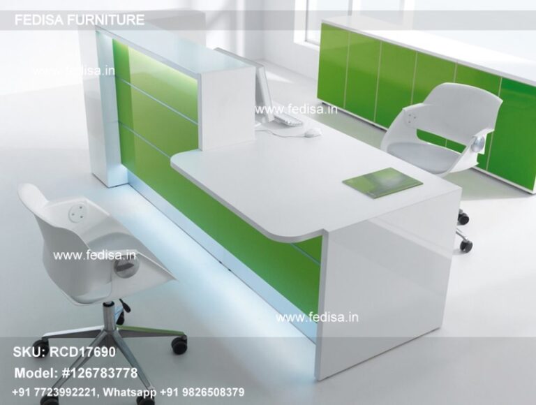 Reception Table Enclosed Reception Desk L Shaped Reception Counter ...