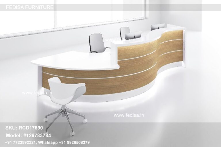 Modern Reception Table Dual Reception Desk Lab Reception Counter ...