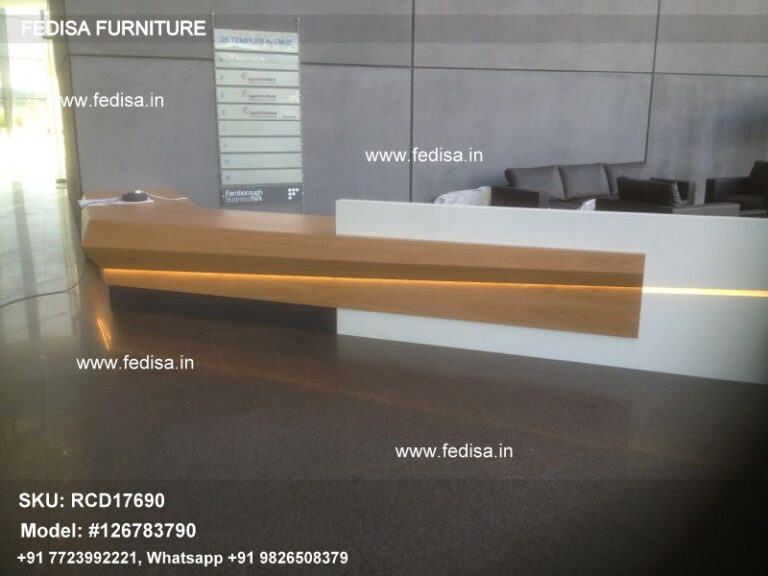 Restaurant Reception Counter Executive Reception Desk Led Light ...